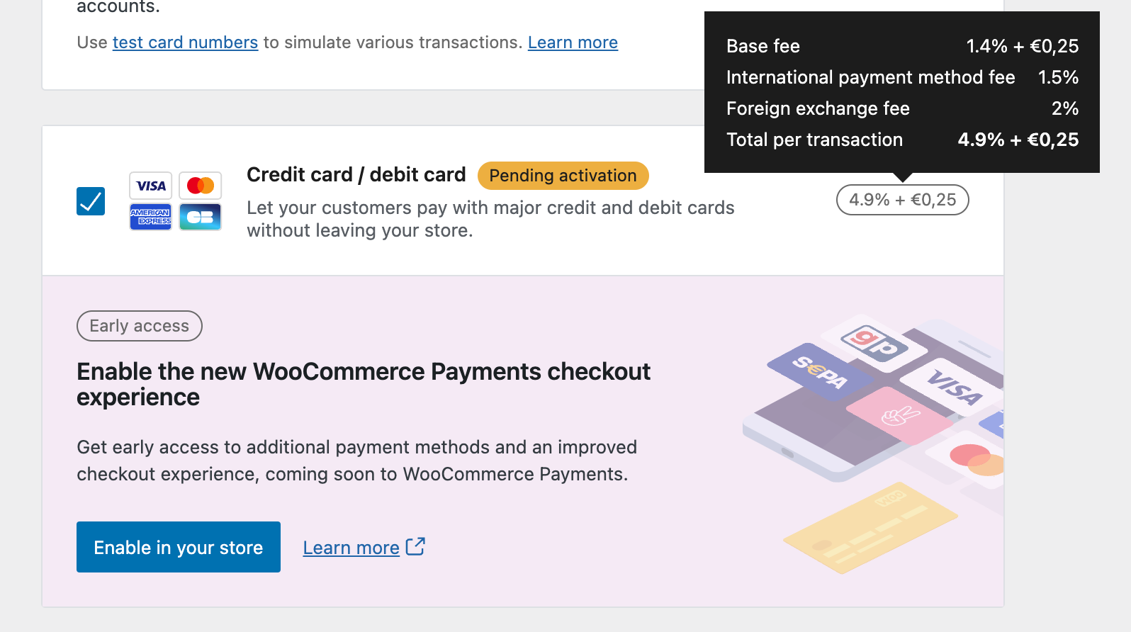 Update UPE payment method selection and fees · Issue #3300 · Automattic/woocommerce-payments ...