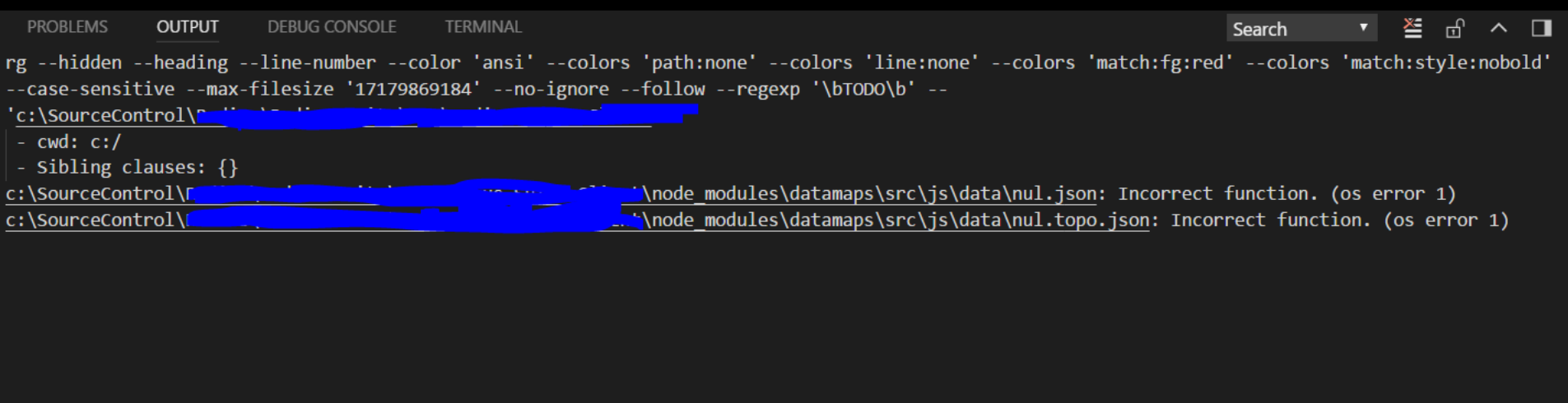 Search exclude does not work correctly · Issue #42800 · microsoft ...