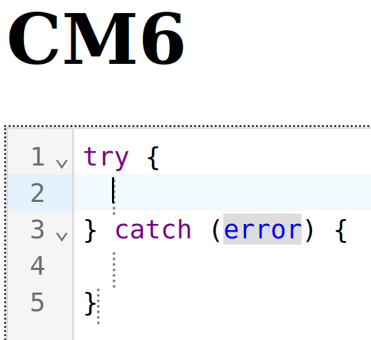 Wrong cursor size when inserting snippets · Issue #948 · codemirror/dev · GitHub