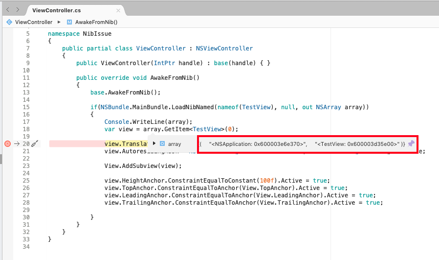 [XM] `LoadNibNamed` adds extra NSApplication object to the result array · Issue #5866 · xamarin ...