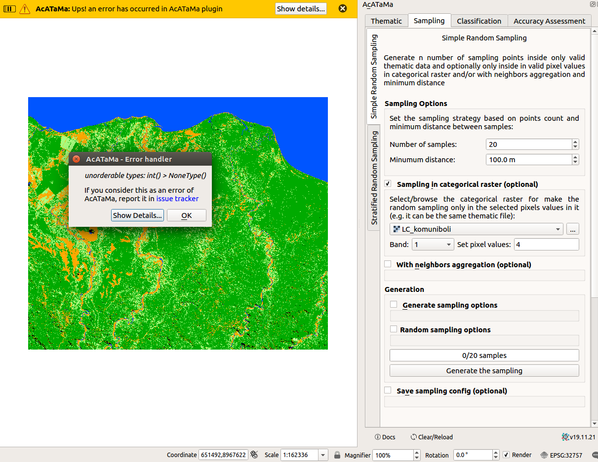 Cannot set the minimum distance between samples when doing random sampling · Issue #4 · SMByC ...