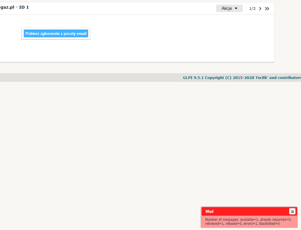 [GLPI 9.5.1] Error during message parsing · Issue #8100 · glpi-project/glpi · GitHub