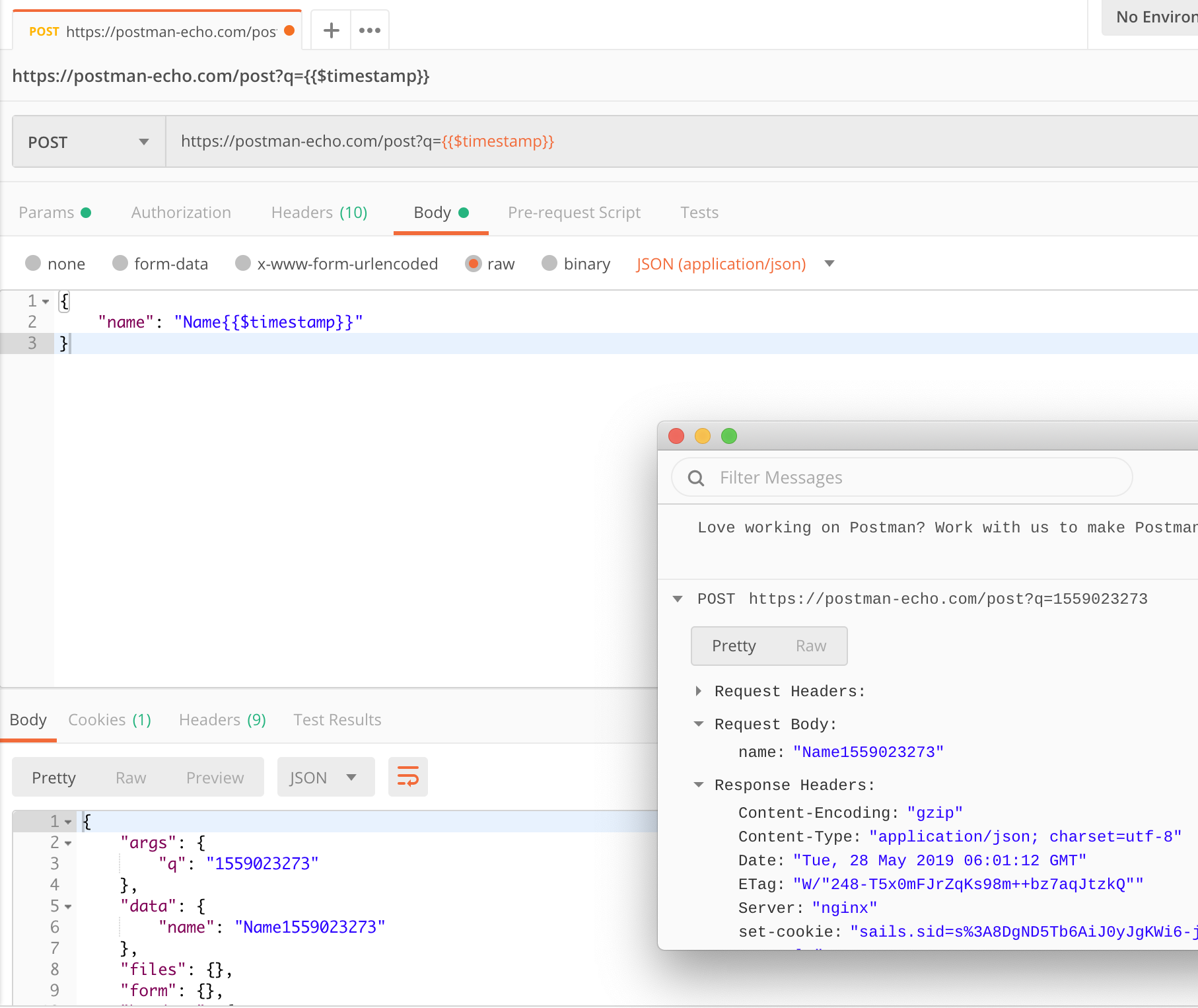 Timestamp generating bug · Issue #6575 · postmanlabs/postman-app-support · GitHub