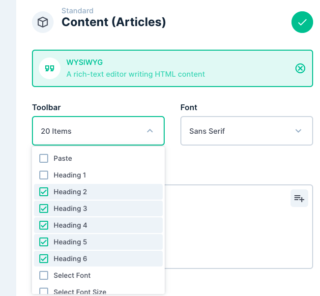 Wysiwyg toolbar items ordering · directus directus · Discussion #4443 ...