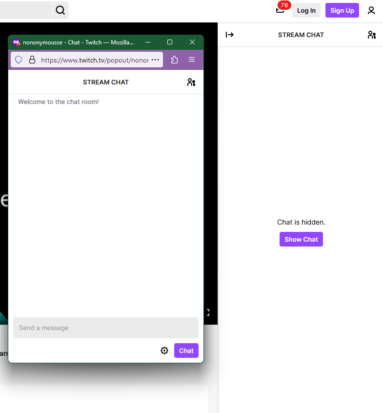 pop-out chat button · Issue #2848 · owncast/owncast · GitHub