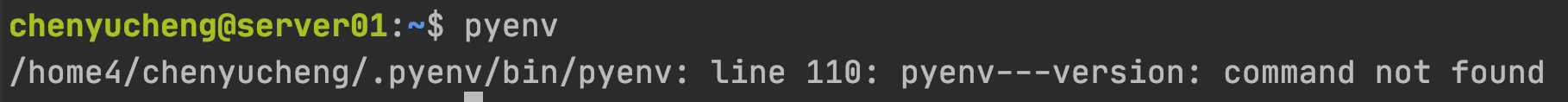 Command Not Found · Issue 2220 · Pyenvpyenv · Github