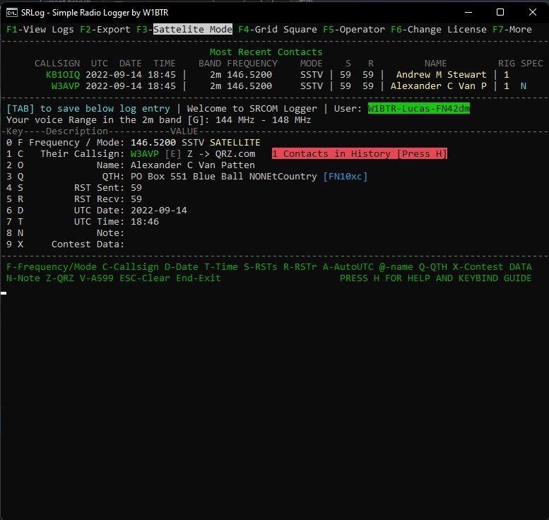 GitHub - ITCMD/SRLog: SRLog (Simple Radio Log) by W1BTR