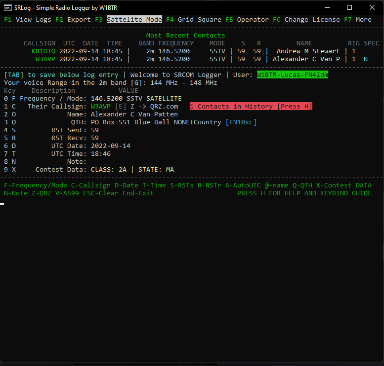 GitHub - ITCMD/SRLog: SRLog (Simple Radio Log) by W1BTR