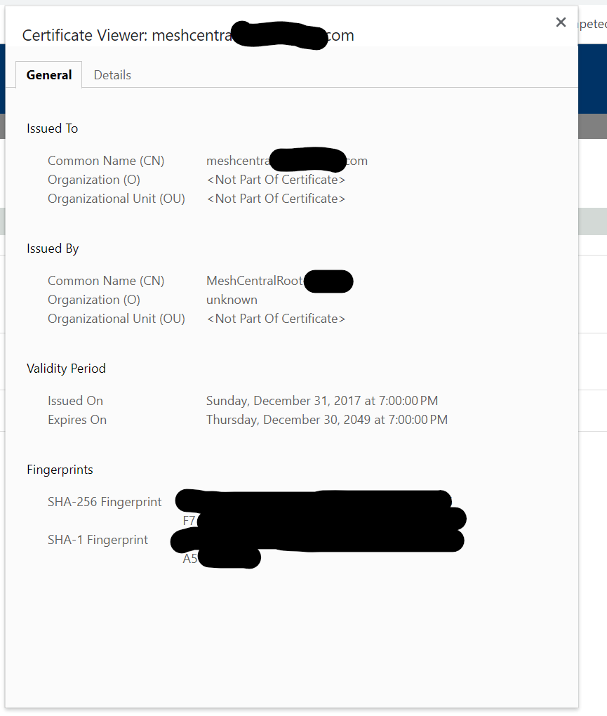 What Do I Need To Do To Get Ssl Working Properly · Issue 5139 · Ylianstmeshcentral · Github