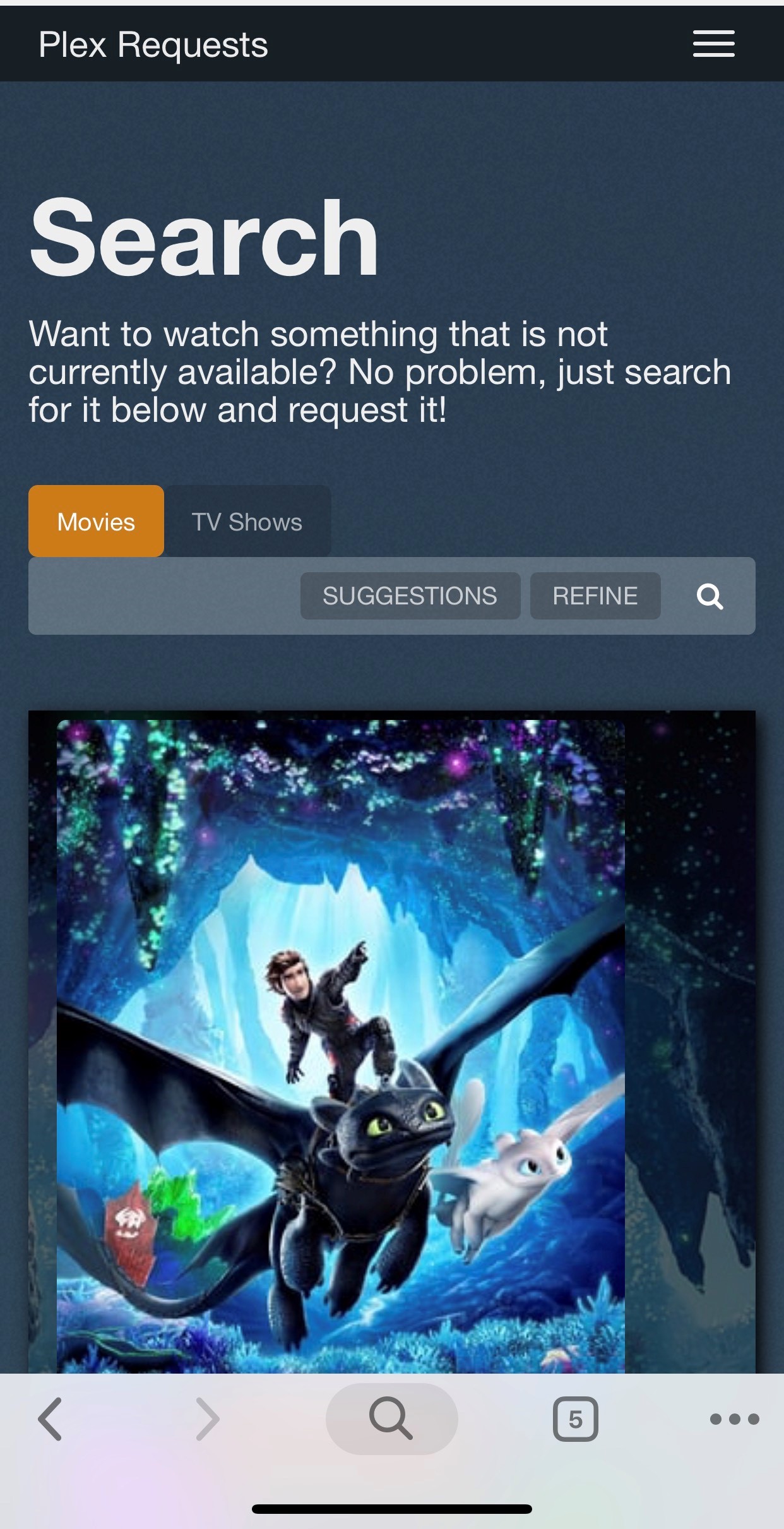 Ombi web interface not working with iphone · Issue #2880 · Ombi-app ...
