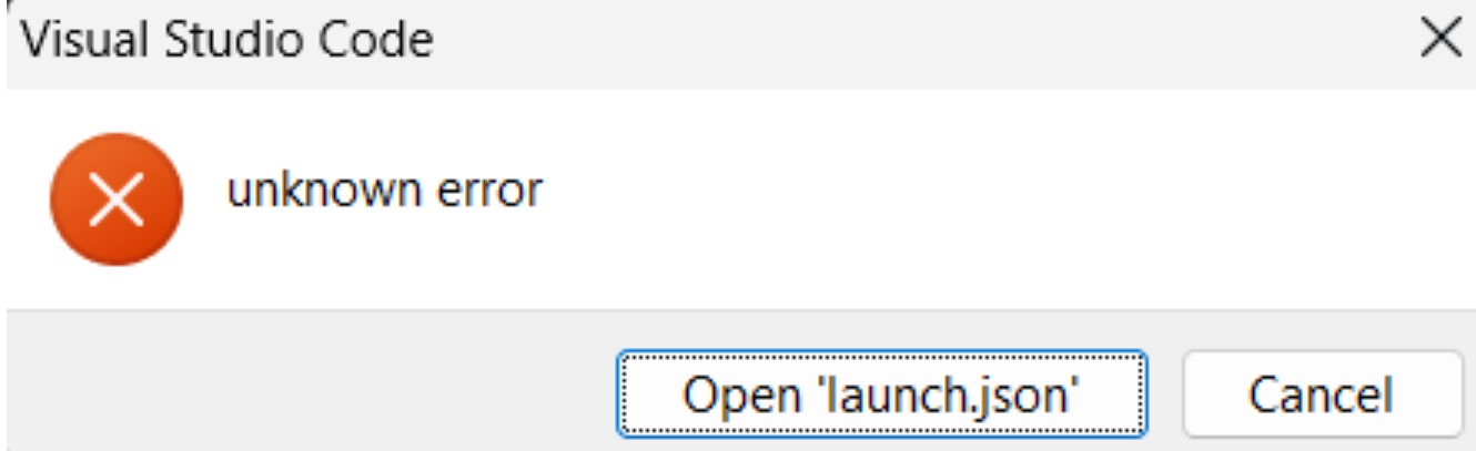 Failed to debug from VSCode after added kafka client references. ("Unknown error (Open 'launch ...