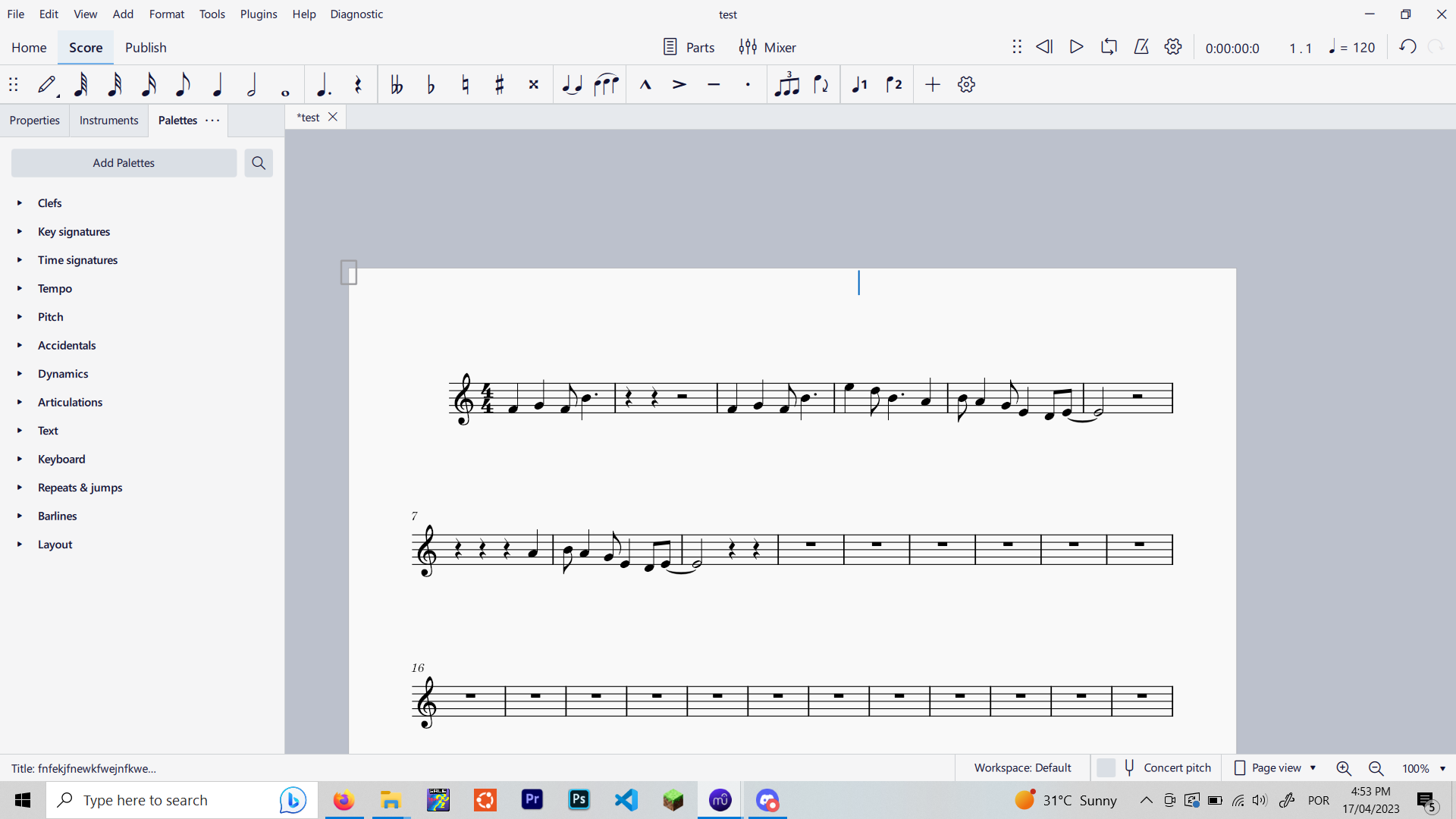 Add>Text>Title does not create header propely · Issue #17264 · musescore/MuseScore · GitHub