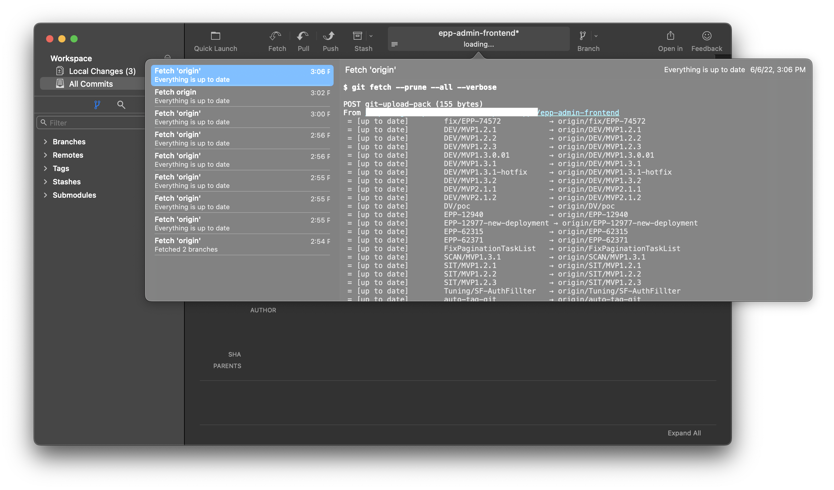 Fetch Is Not Working · Issue 1615 · Fork Devtracker · Github 