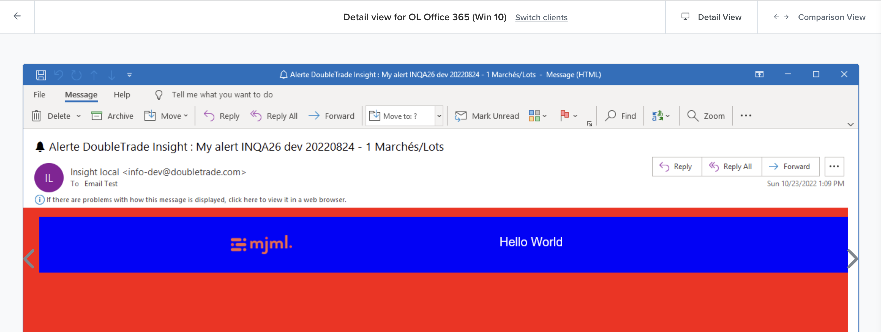 Issue rendering on last version of Outlook with simple example · Issue #2561 · mjmlio/mjml · GitHub