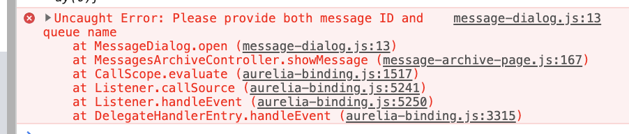 Can't open message details from Archive · Issue #41 · rebus-org/FleetManager · GitHub