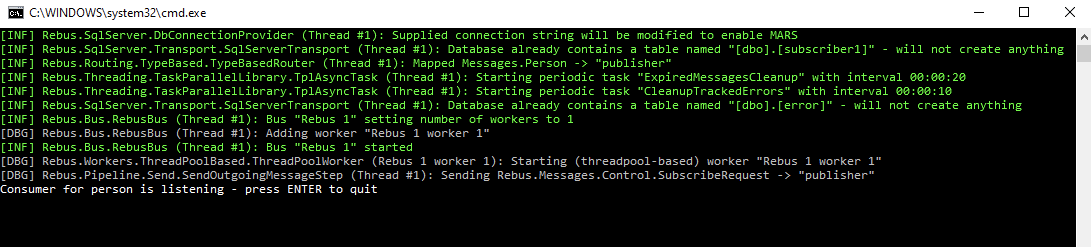 Net Core Pubsub Unexpected Behavior · Issue 885 · Rebus Orgrebus · Github