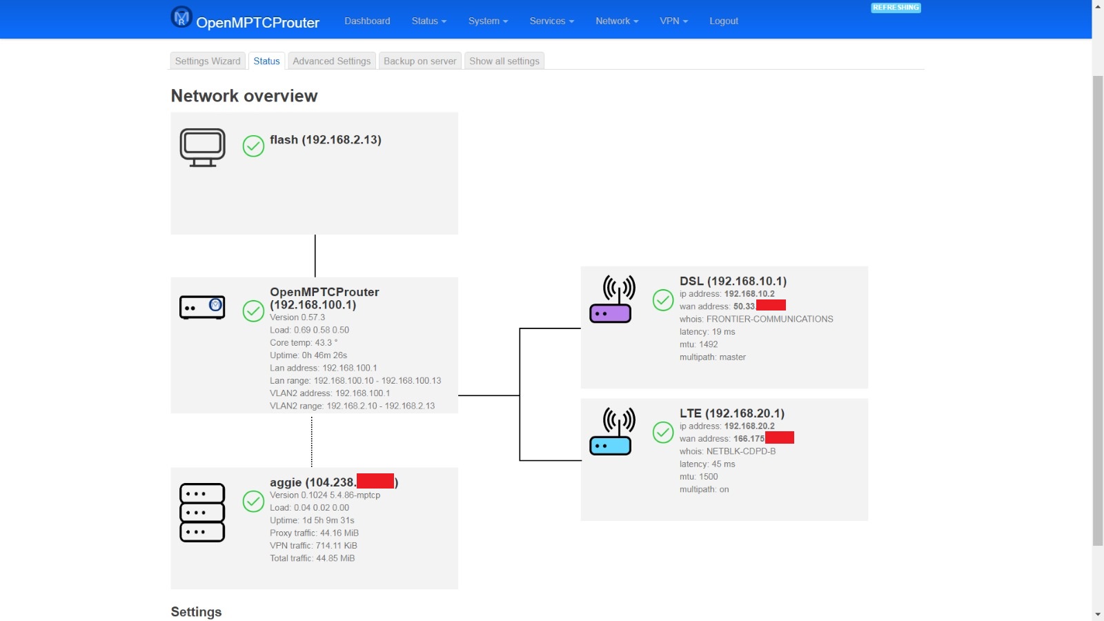 Does OpenMPTCProuter do dynamic packet balancing for each TCP connection? · Issue #1540 · Ysurac ...