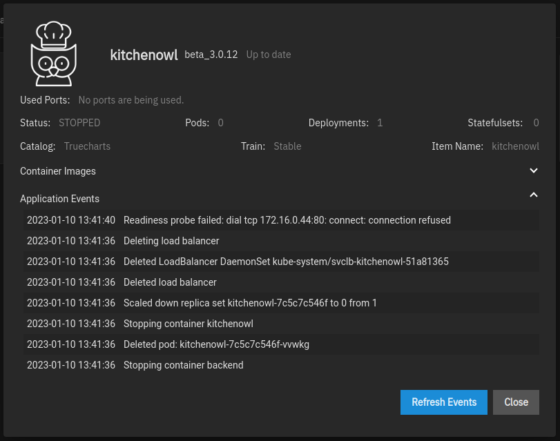 KitchenOwl utilizing beta release · Issue #6219 · truecharts/public ...