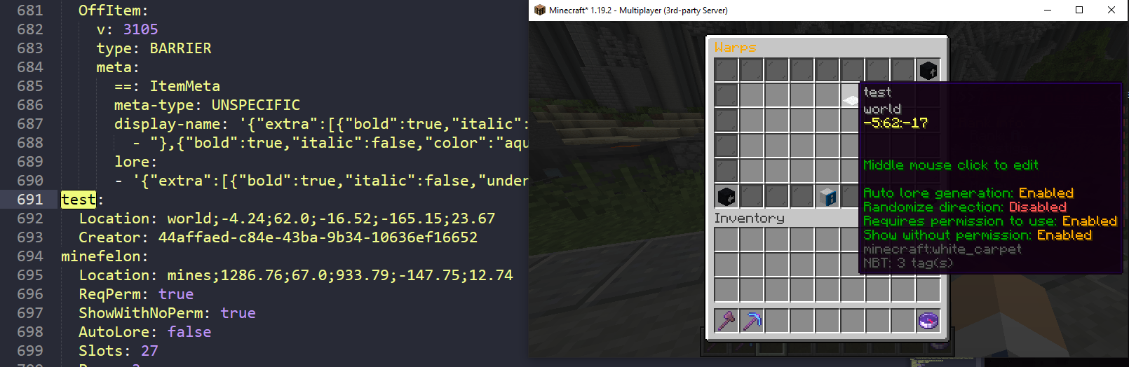 Warps not saving to warps.yml · Issue #7406 · Zrips/CMI · GitHub
