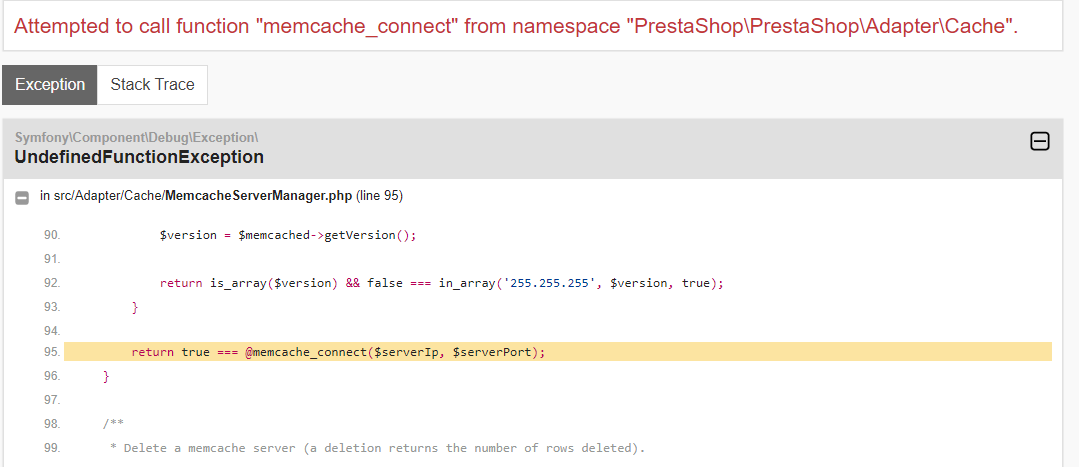 MemCache - Can't select Caching System (All are disabled) · Issue #15681 · PrestaShop/PrestaShop ...