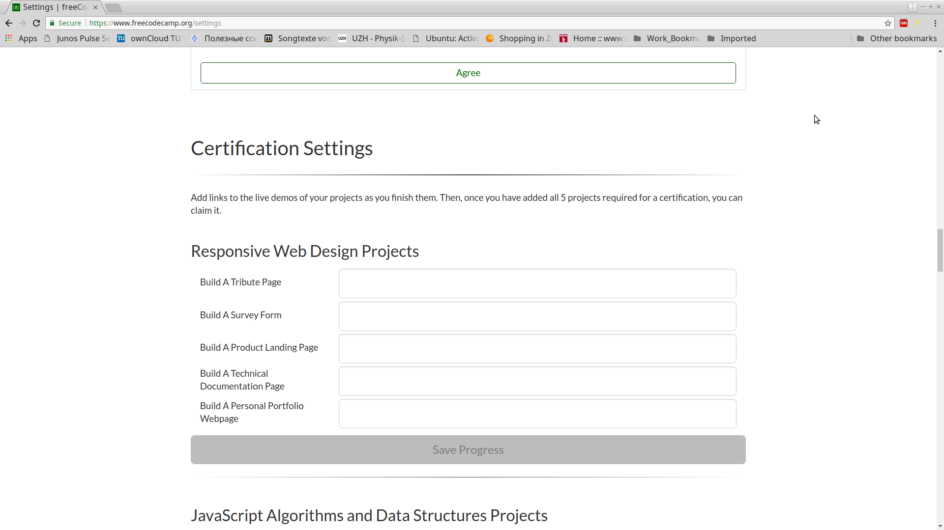 No solutions and certificates · Issue #17330 · freeCodeCamp ...