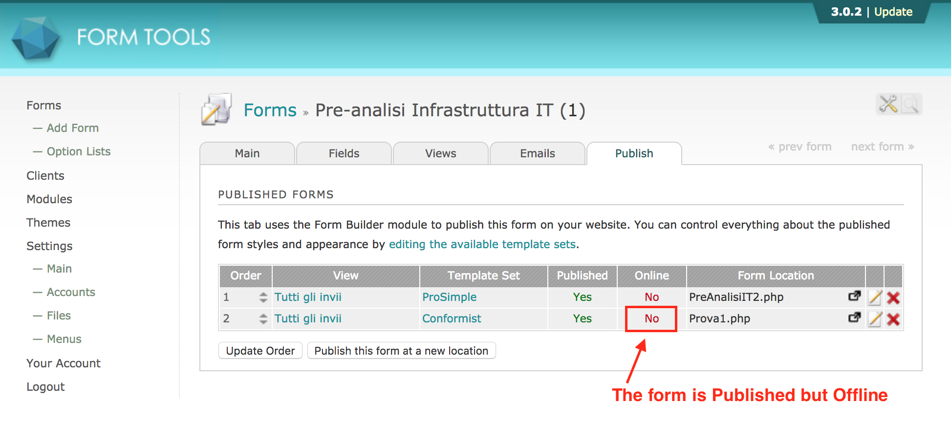 Forms is offline · Issue #213 · formtools/core · GitHub