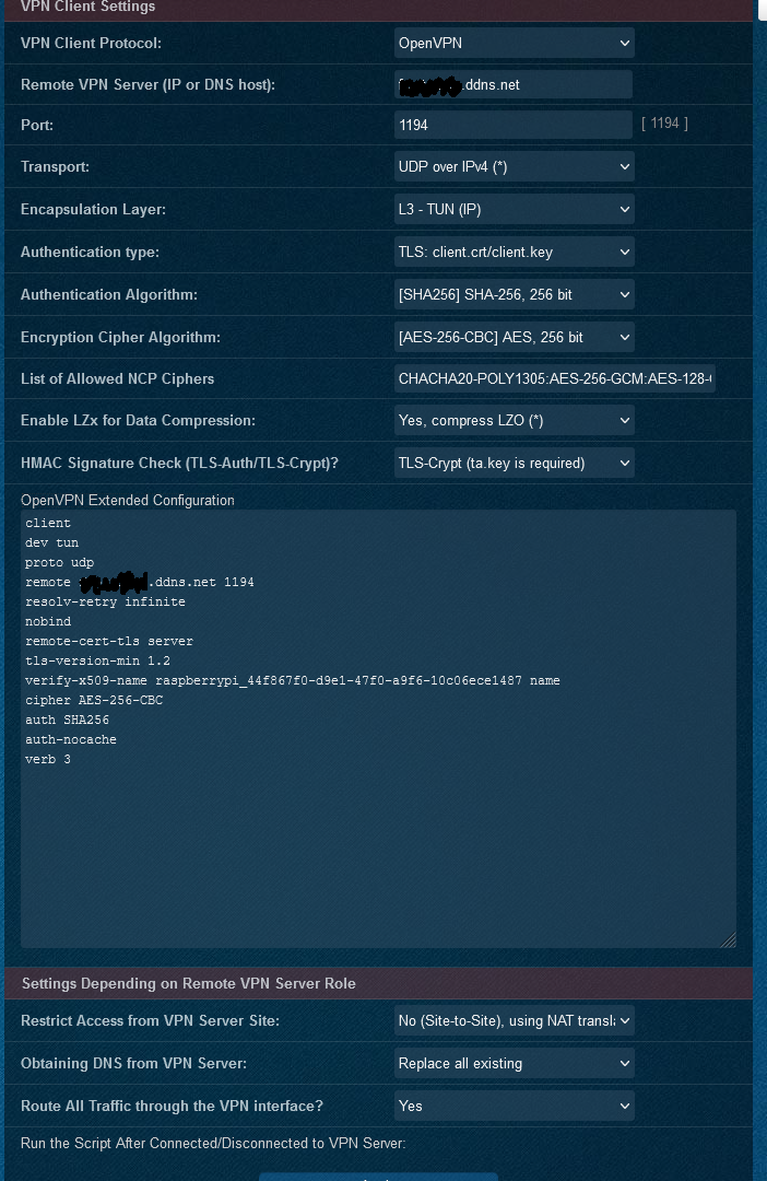 Setting up a client on a router with Padavan firmware · pivpn pivpn ...