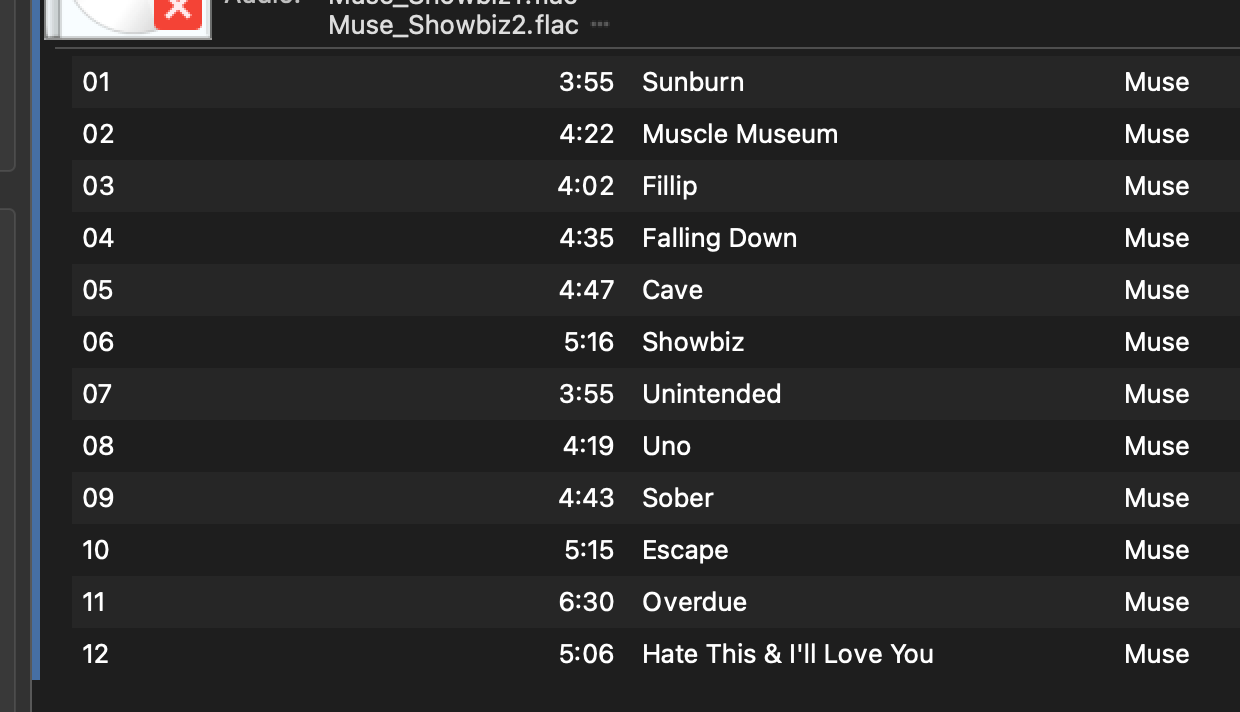 Audio file shorter than expected from CUE file · Issue #159 · flacon/flacon · GitHub