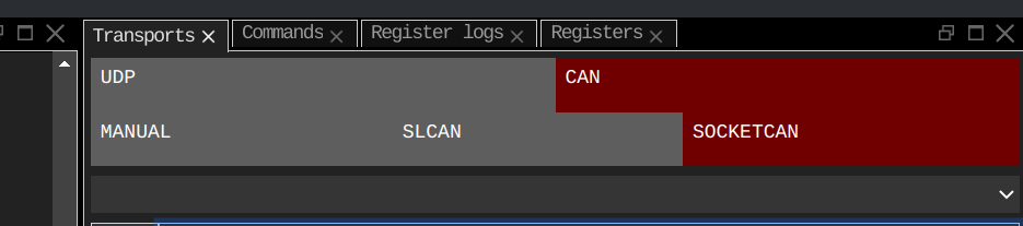 Prettify the transport configuration tabs · Issue #316 · OpenCyphal/yukon · GitHub