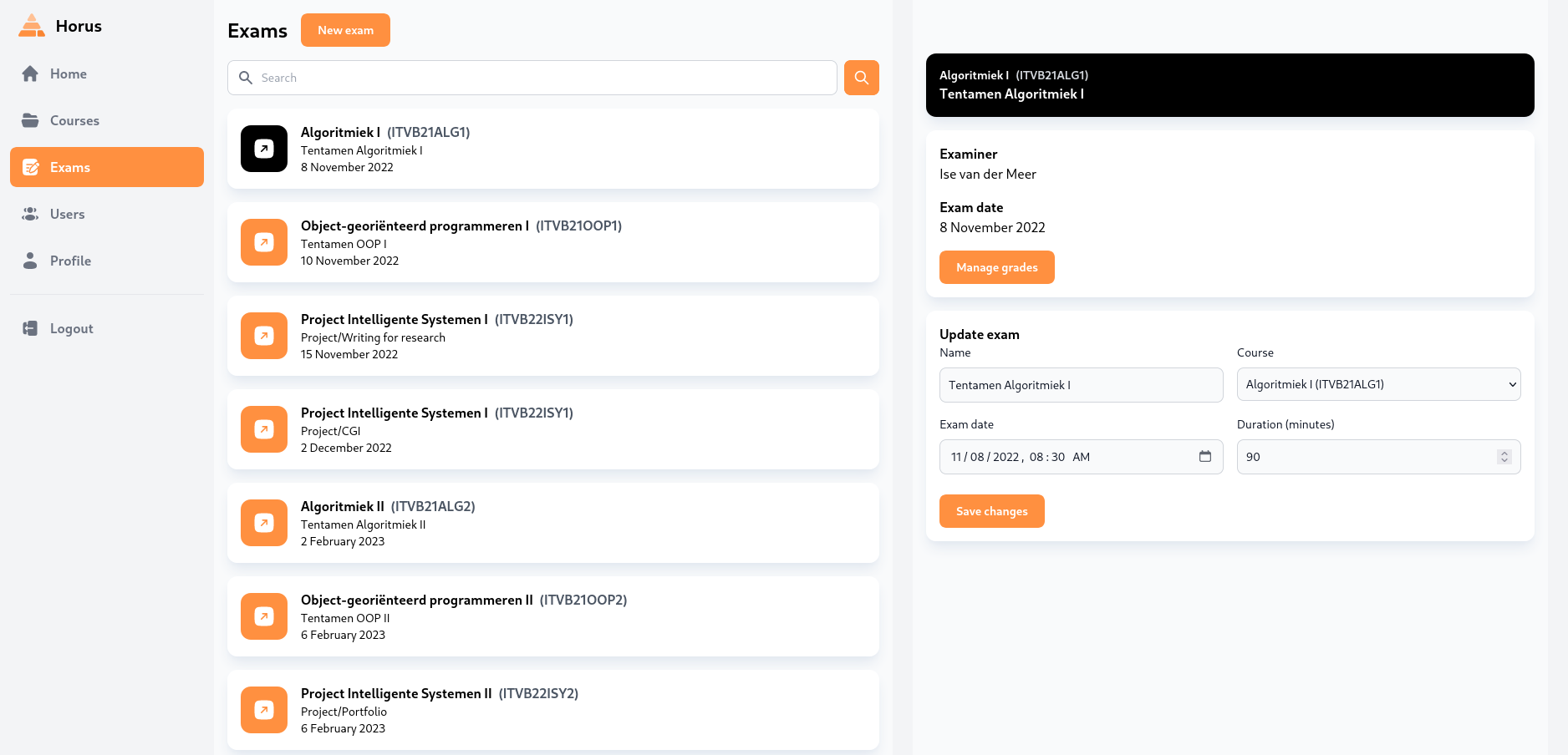 GitHub - HeadTriXz/Horus: Horus is a PHP-based exam tracking web app with a custom backend ...