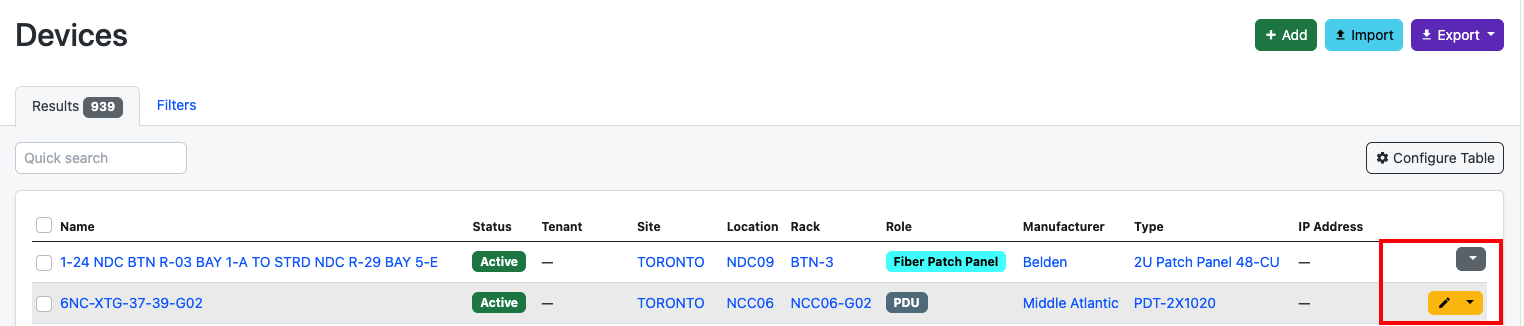 Different Buttons In A List When A User Is Part Of More Than One Group · Issue 11812 · Netbox