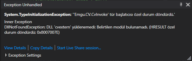 Installation Problem · emgucv emgucv · Discussion #636 · GitHub
