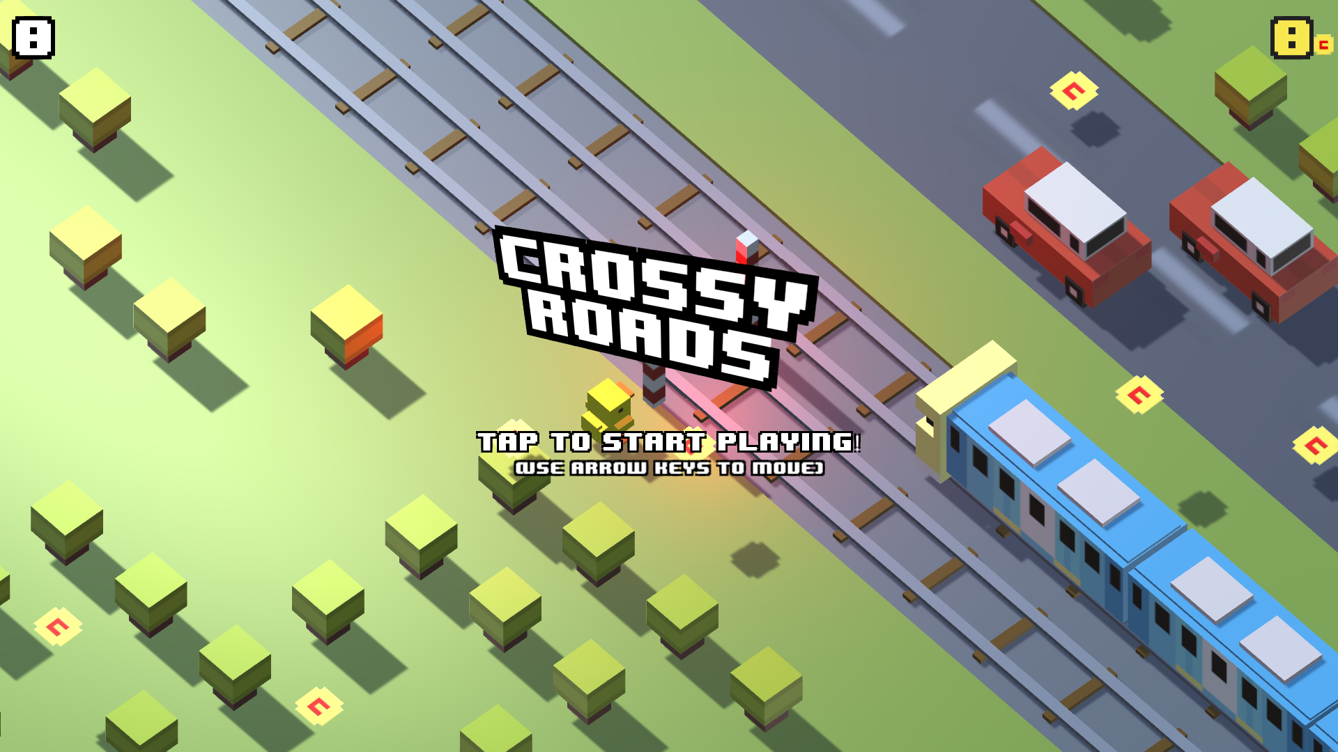 GitHub - johan-ps/CrossyRoadsGame: A 3D game where the player moves ...