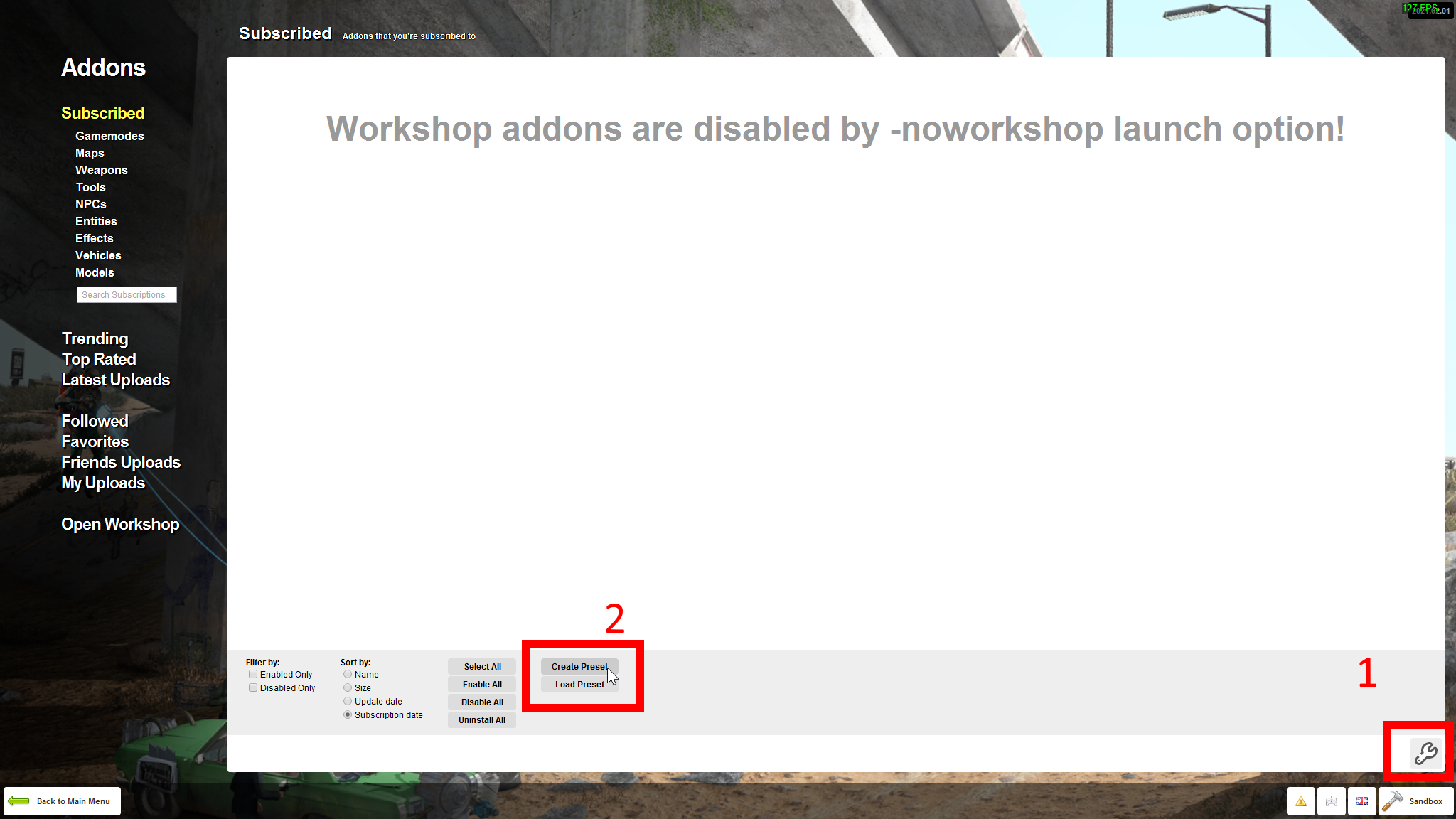 Option to add custom presets for enabled addons. (Explained further in post) · Issue #1797 ...