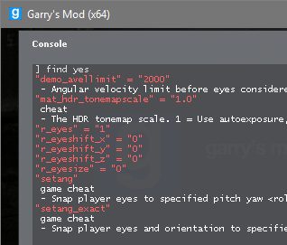 bring back the colors in the `find` concommand result · Issue #1733 · Facepunch/garrysmod ...