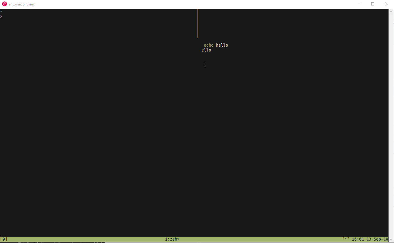 tmux pane borders rendering is off · Issue #911 · mintty/mintty · GitHub