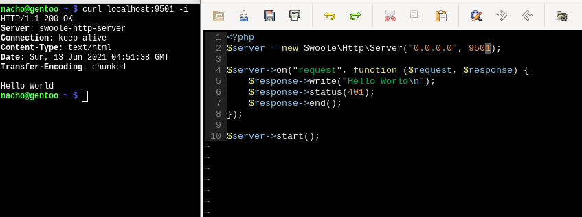 Swoole HTTP Response Status Code is always 200 · Issue #4198 · swoole/swoole-src · GitHub