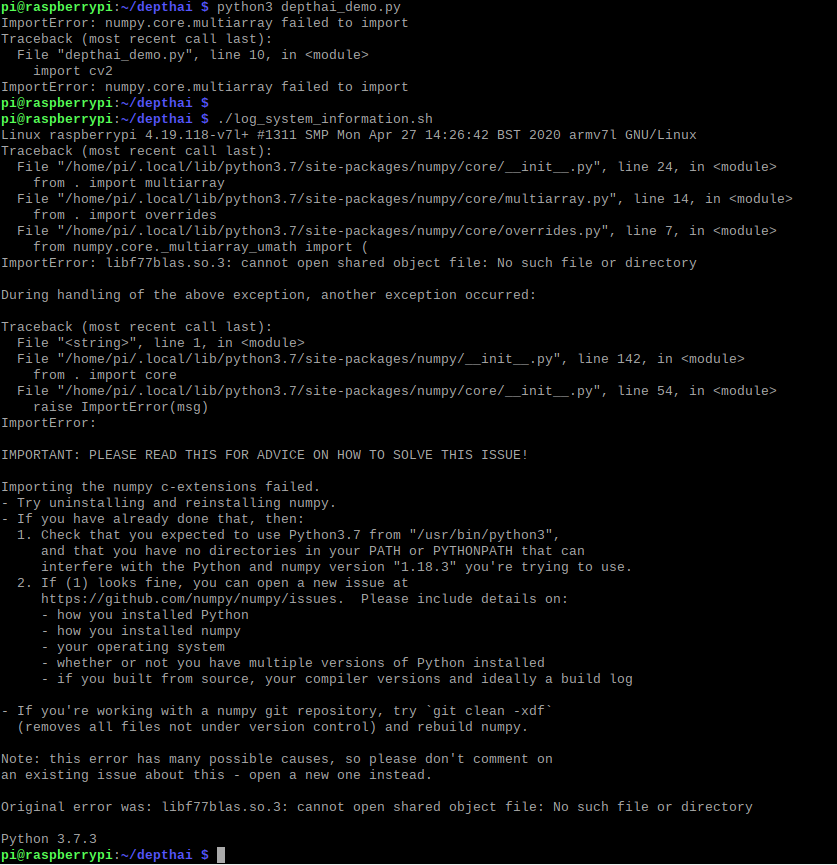 libf77blas.so.3: cannot open shared object file: No such file or directory. · Issue #198 ...