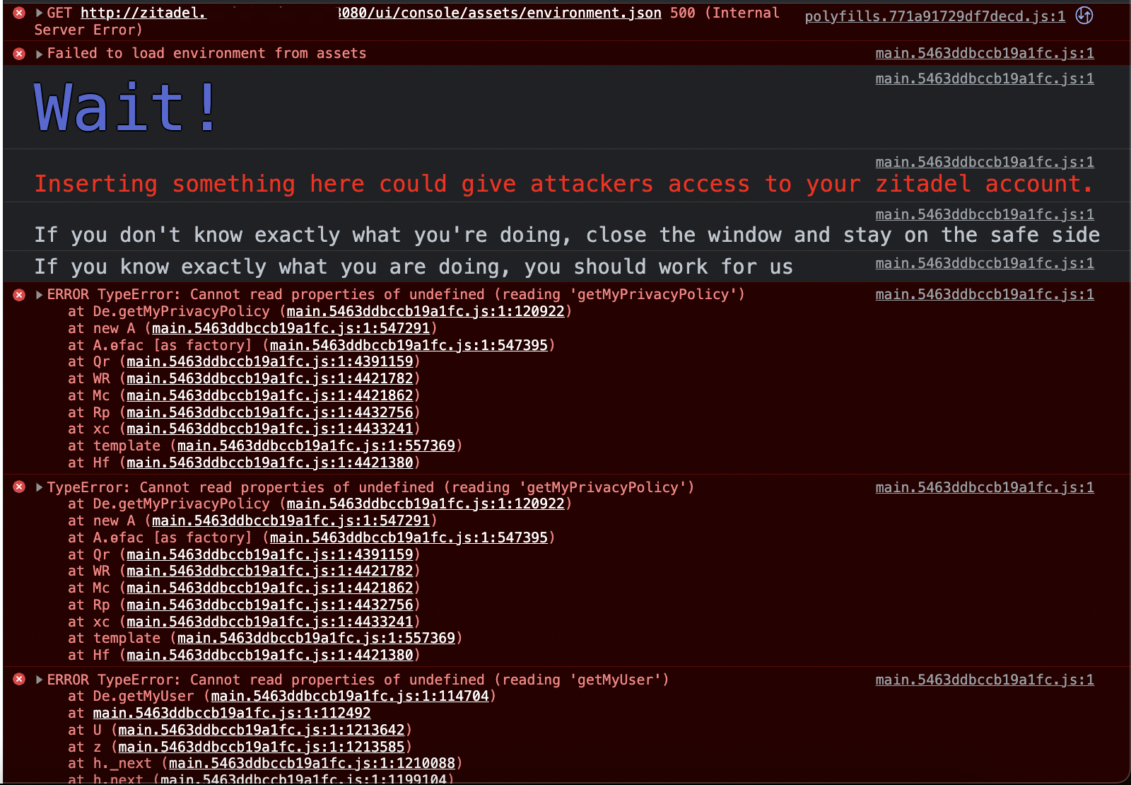 Unable to run Zitadel from fresh install · Issue #4053 · zitadel/zitadel · GitHub