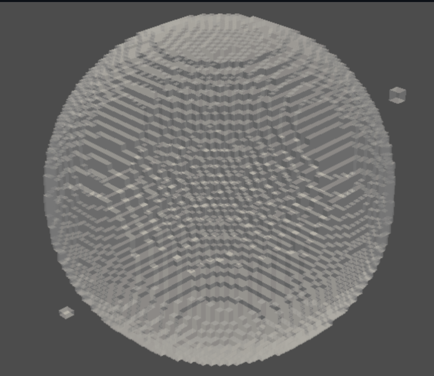 How to remove stray voxels after converting mesh · Discussion #1746 · pyvista/pyvista · GitHub