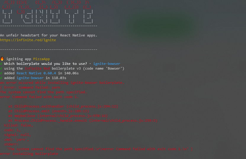 ignite new error · Issue #1448 · infinitered/ignite · GitHub