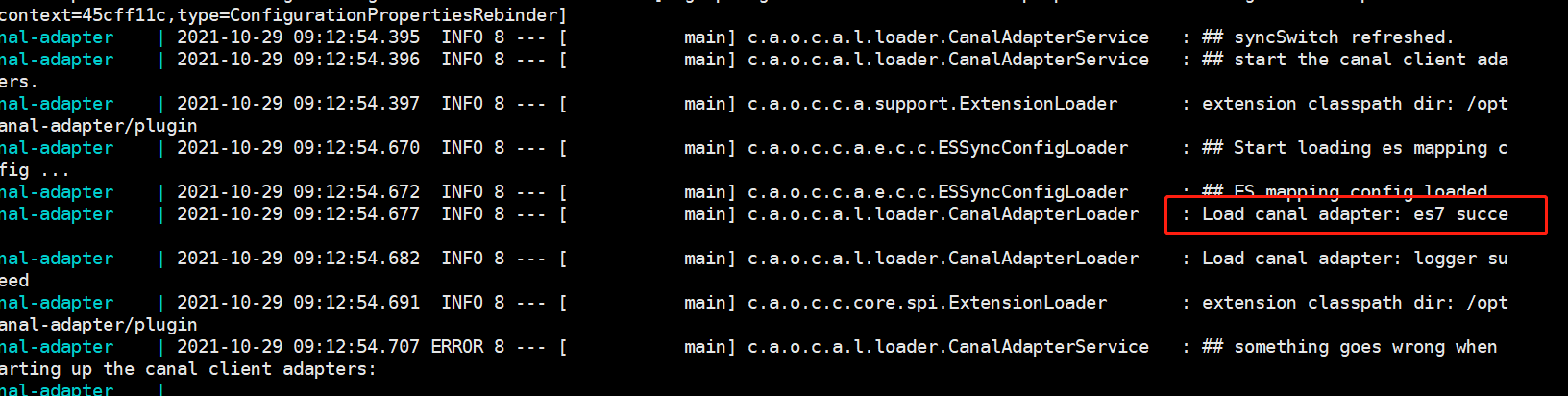 canal-adapter release 1.1.5 的版本 java.lang.NullPointerException: null · Issue #3889 · alibaba ...