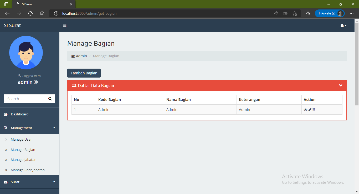 GitHub - ivandazevia/SISurat: Sistem Informasi Surat Menyurat