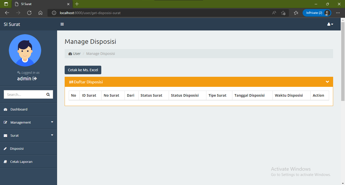 GitHub - ivandazevia/SISurat: Sistem Informasi Surat Menyurat