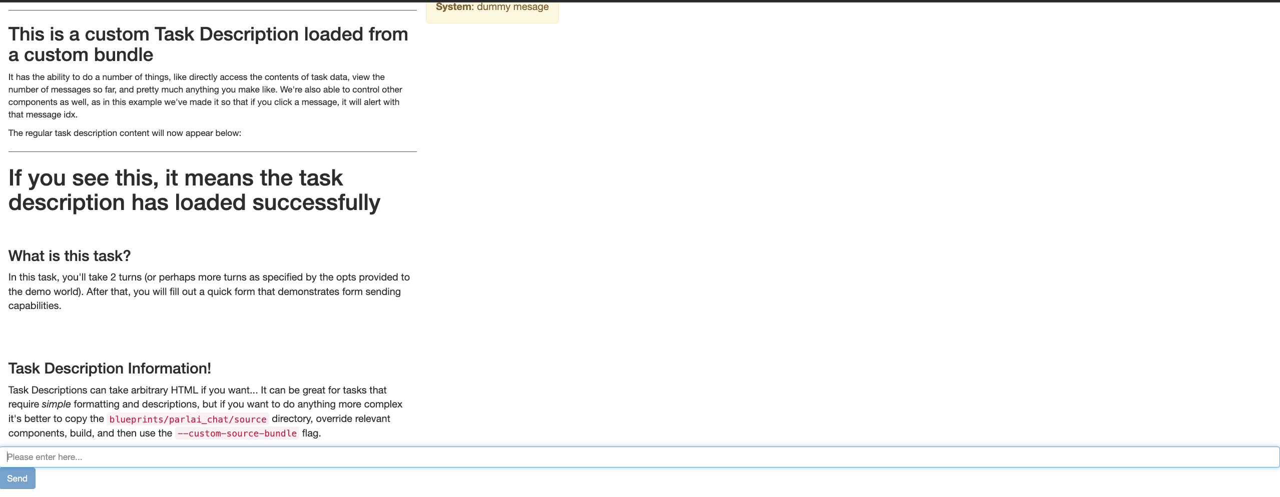 Frontend UI interface of chat task not loading properly for custom bundles · Issue #742 ...