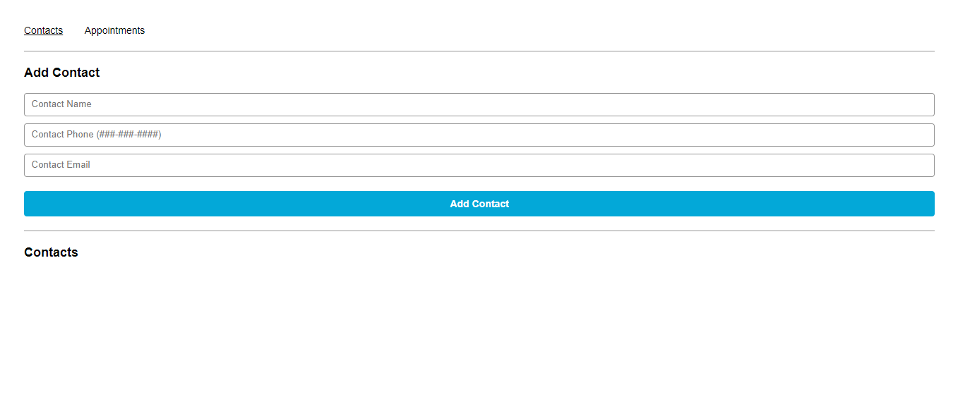GitHub - rickyprophete/appointment-planner: A simple react application ...