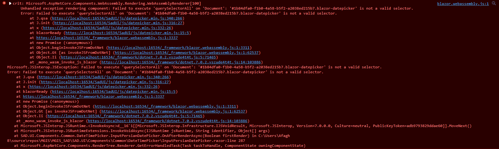 Problem with multiple components in the same page · Issue #58 · farshaddavoudi/Blazor ...
