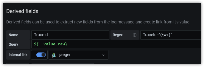 How To Append Traceid To Message Field To Use Loki Derived Fields In