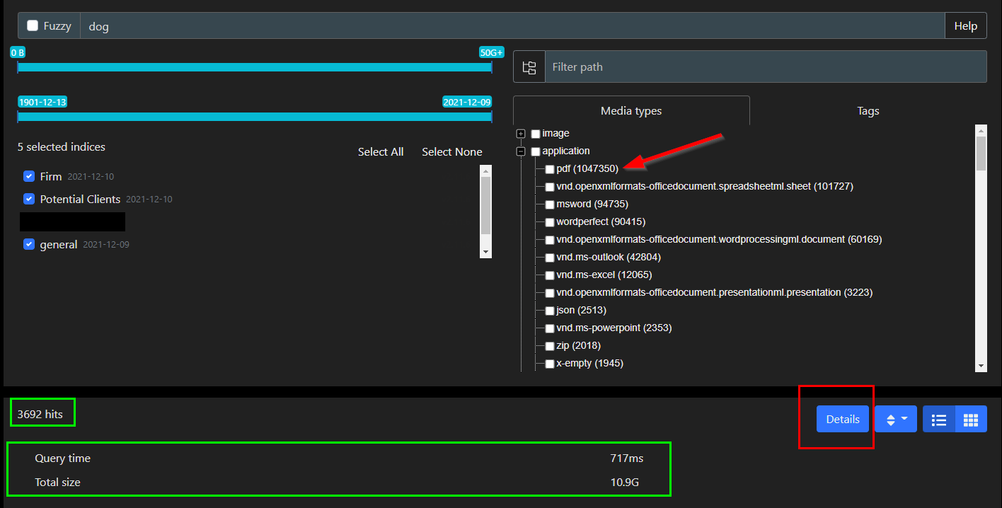 Summary of results · Issue #213 · sist2app/sist2 · GitHub