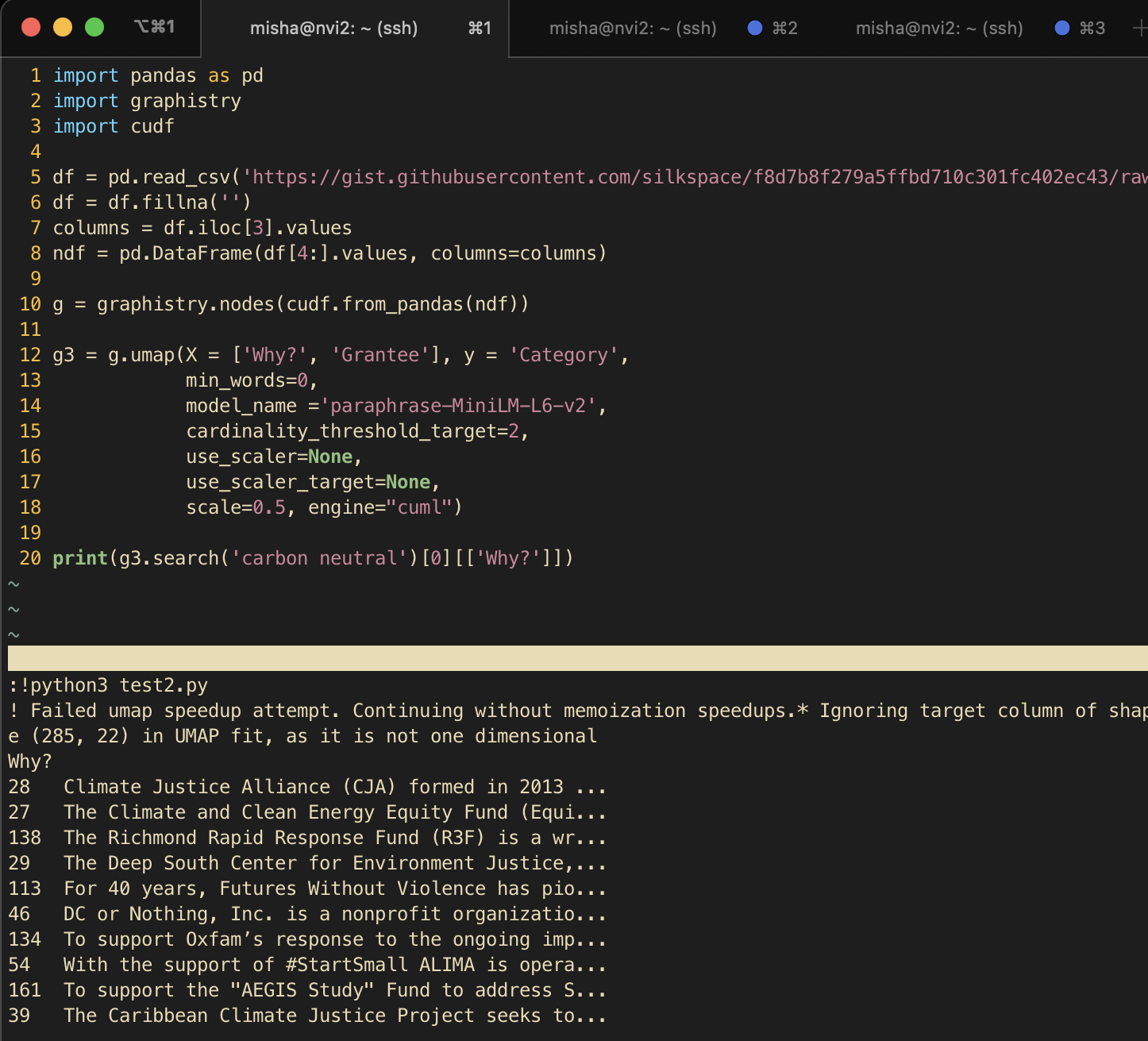 [BUG] donations demo fails midway · Issue #475 · graphistry ...